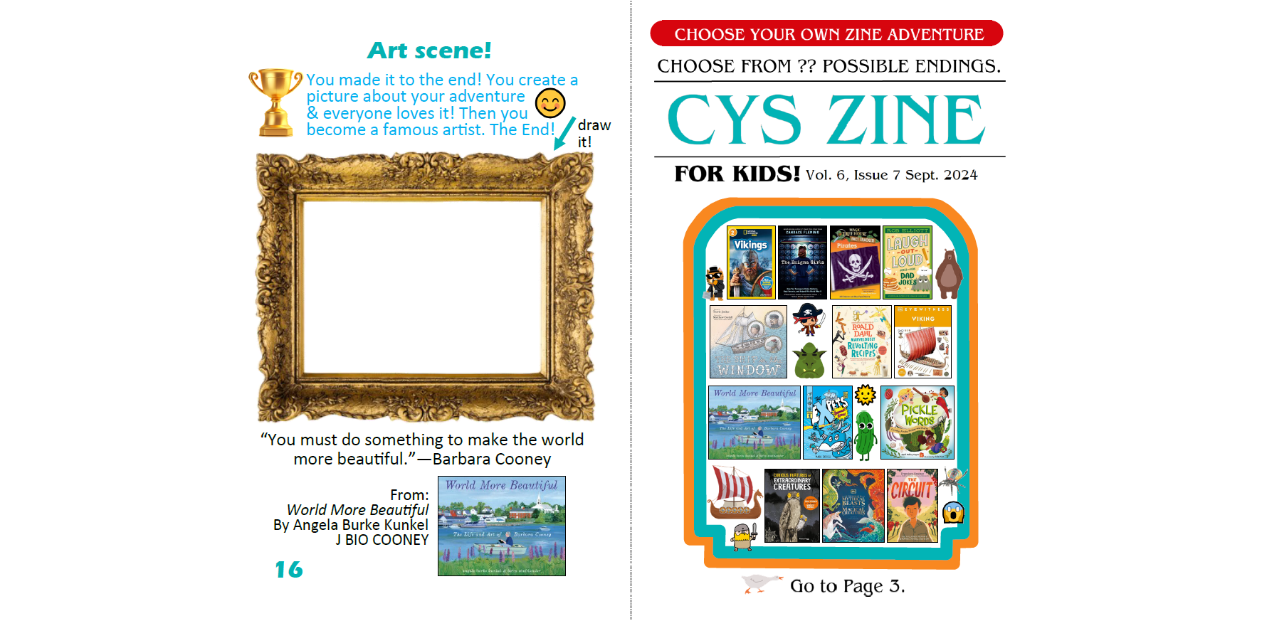 September 2024 Central Youth Services Zine | Kansas City Public Library